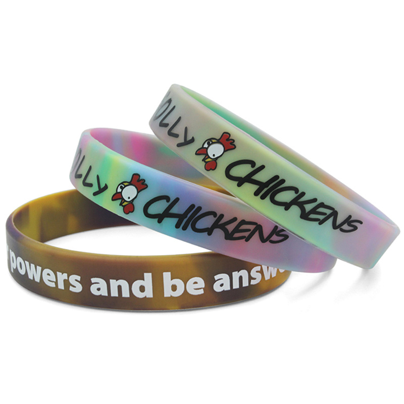 Custom Swirl Silicone Wristband Bracelet Custom Swirl Silicone Wristband Bracelet