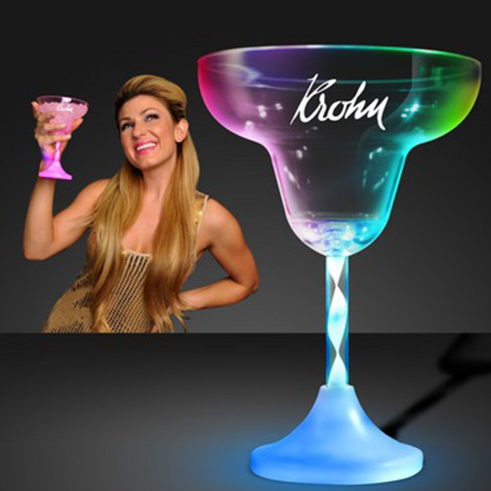 Light Up Margarita Glass