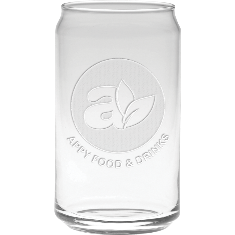 16 oz Soda Can Glass