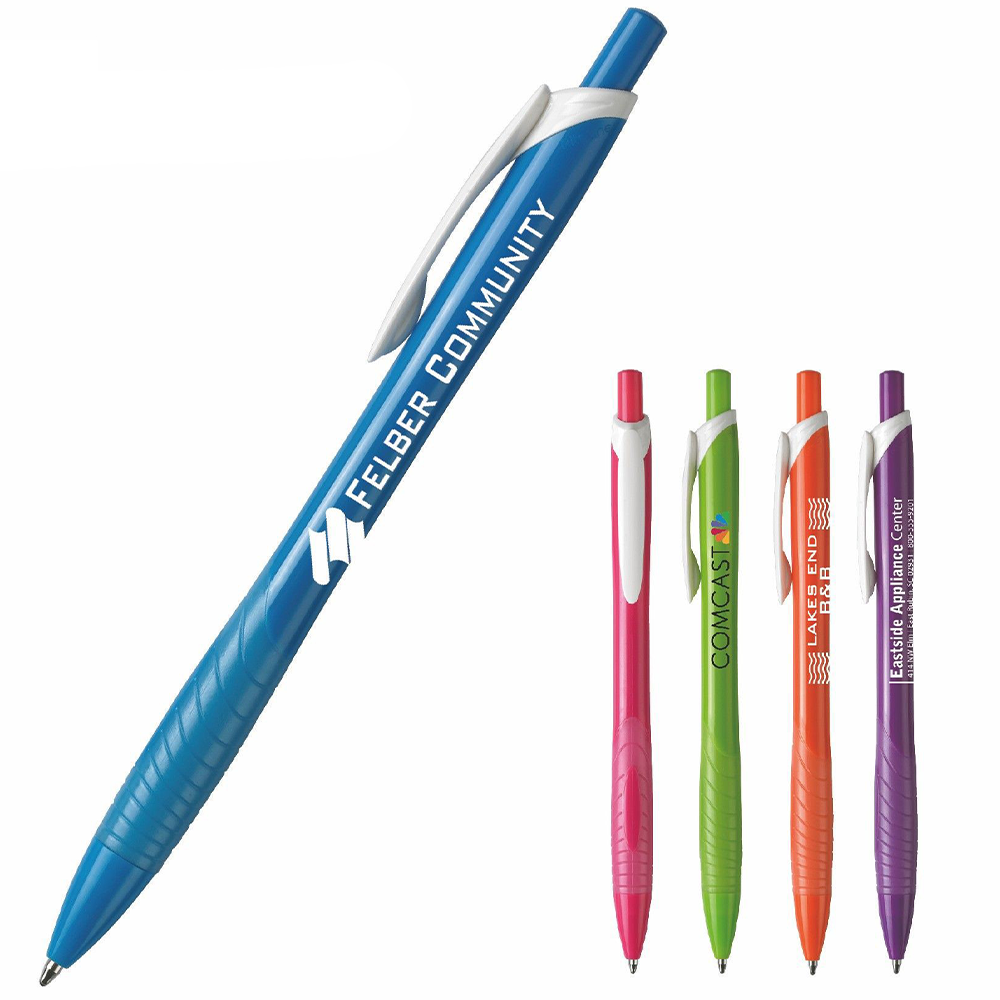 Southlake Retractable Pen with White Clip
