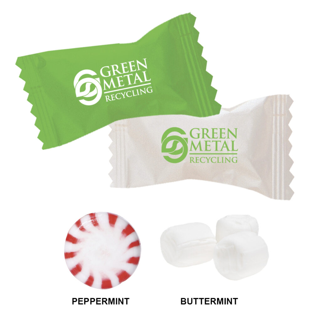 Individually Wrapped Mints - Show Your Logo