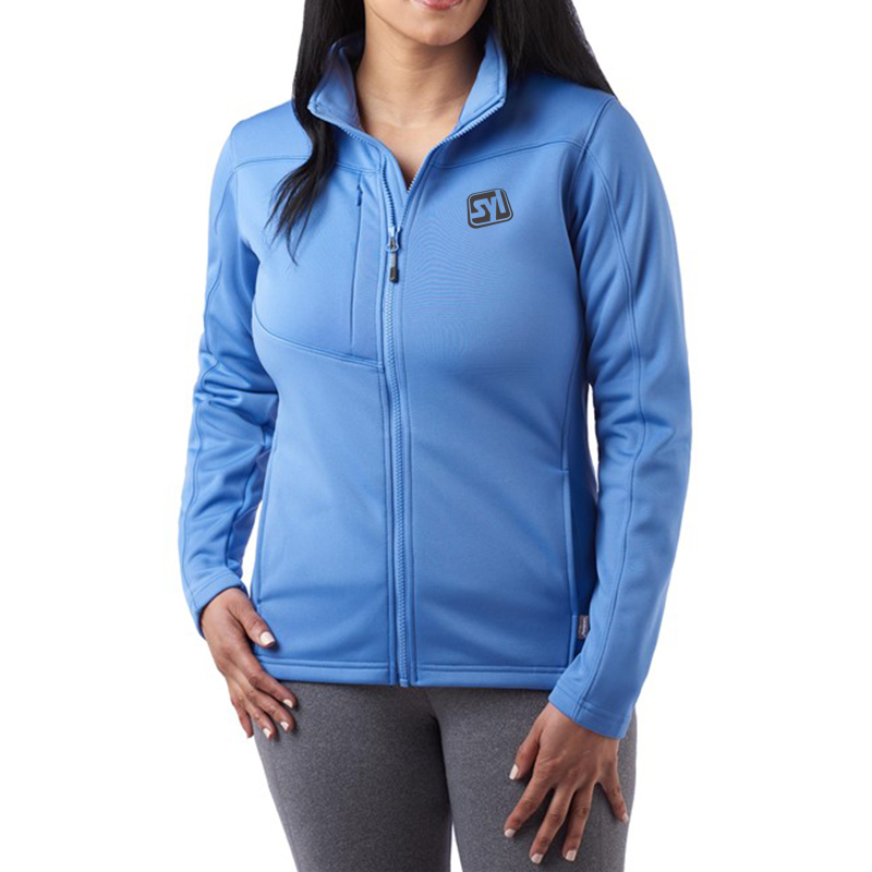 Ladies' Flash Bonded Fleece Soft Shell Jacket - Show Your Logo
