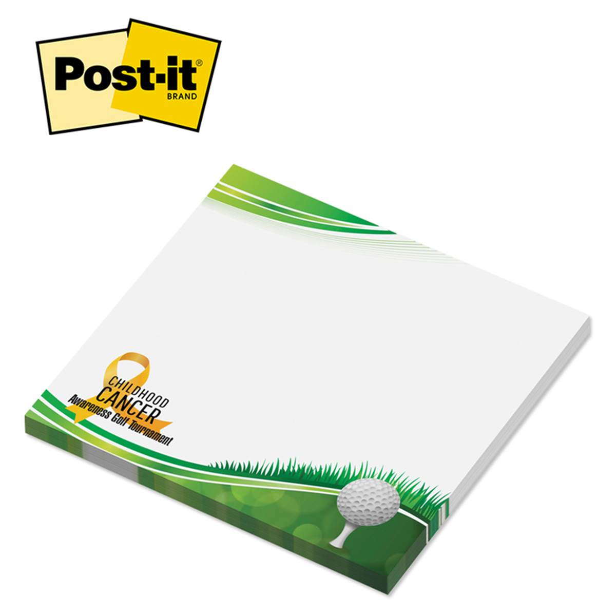 Post-it® Custom Printed Notes - 3" x 3" - Full Color - Show Your Logo