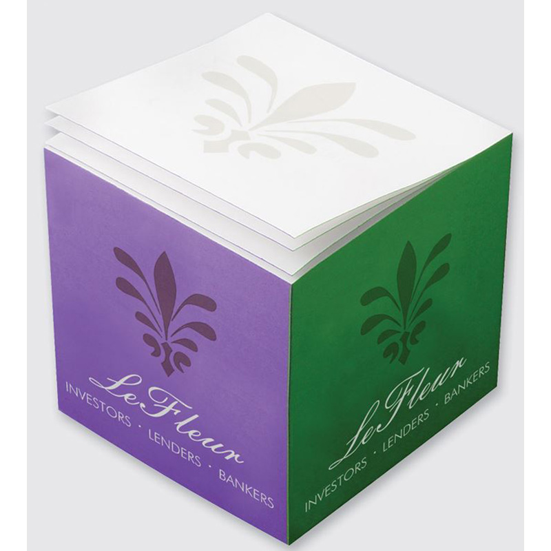 Post-it® Custom Printed Notes Cube - Show Your Logo Post-it® Custom Printed Notes Cube - Show Your Logo