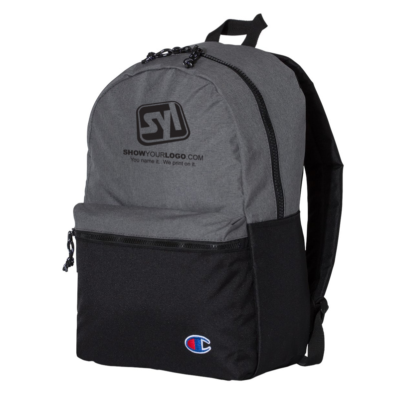 Champion® 21L Script Backpack - Show Your Logo