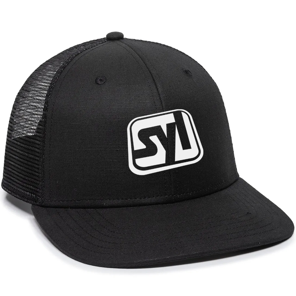 Mesh Overlay Snap Back Cap - Show Your Logo