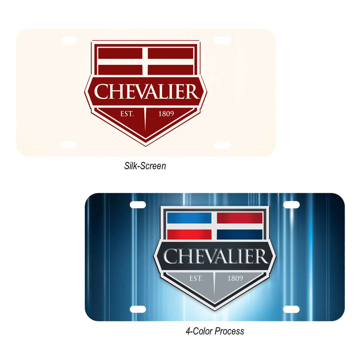 Custom License Plate Show Your Logo