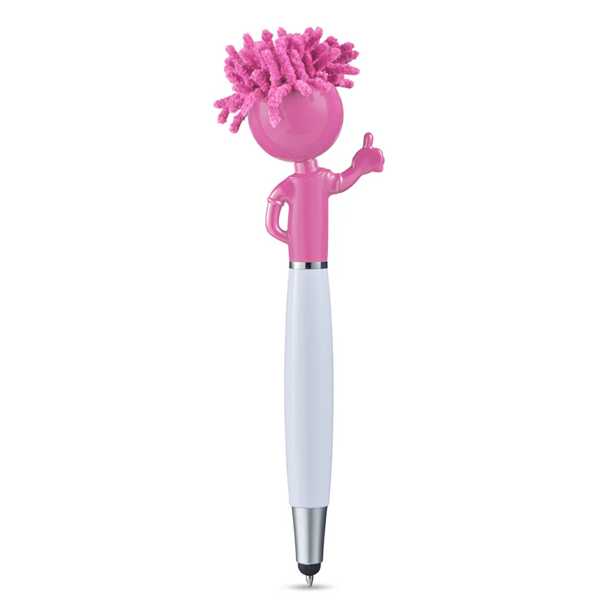 Thumbs Up MopToppers® Screen Cleaner with Stylus Pen - Show Your Logo