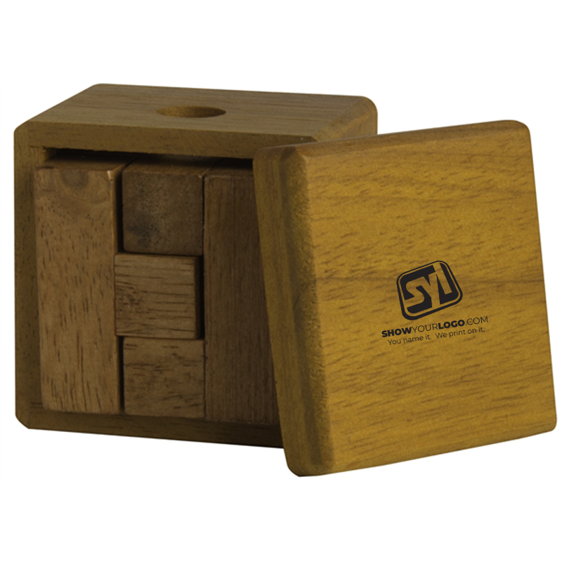 Wood Box Puzzle - Show Your Logo