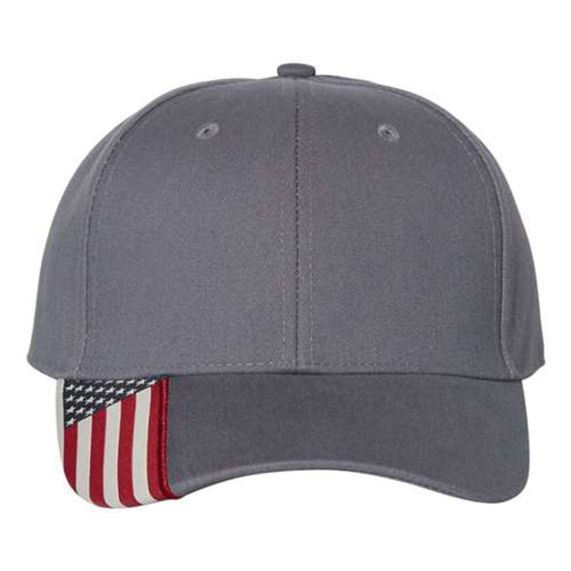 Outdoor Cap American Flag Cap - Show Your Logo