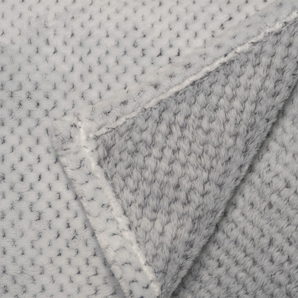 Textured Plush Blanket - Show Your Logo