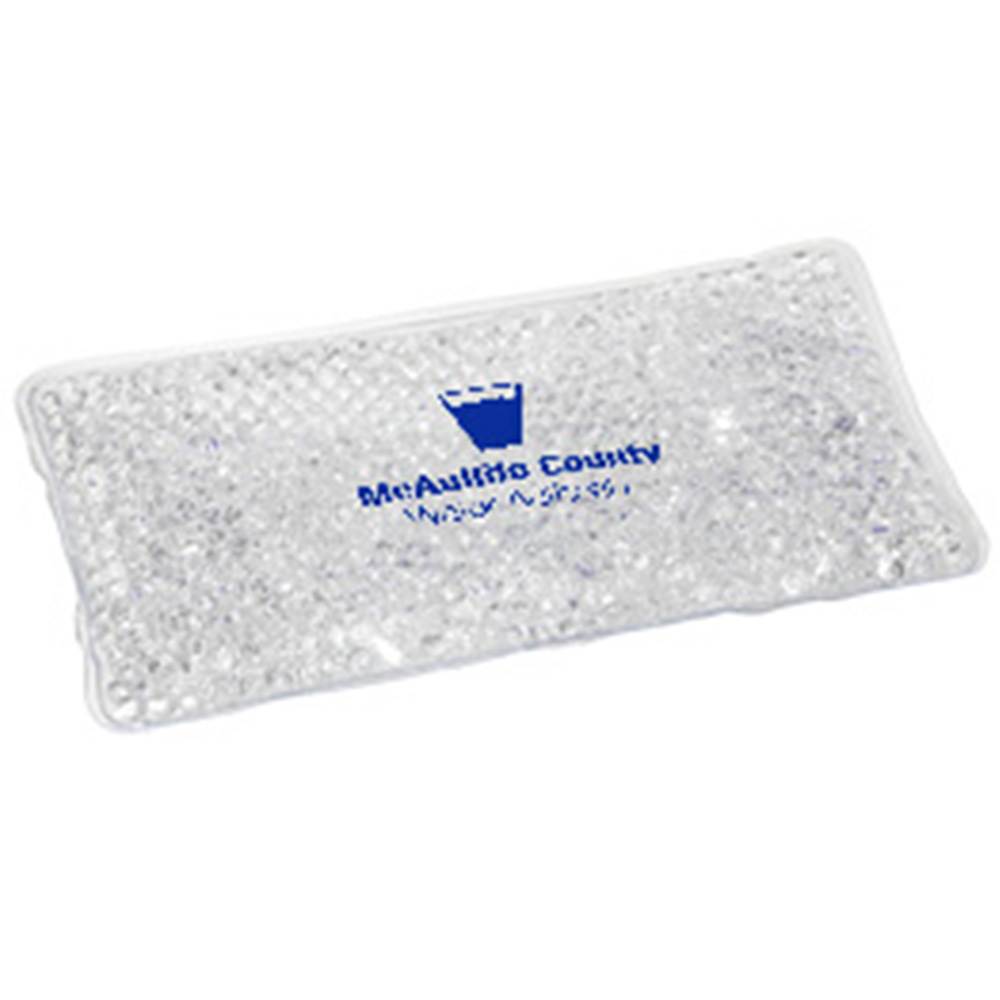 Large Rectangle Aqua Pearls™ Hot/Cold Pack - Show Your Logo