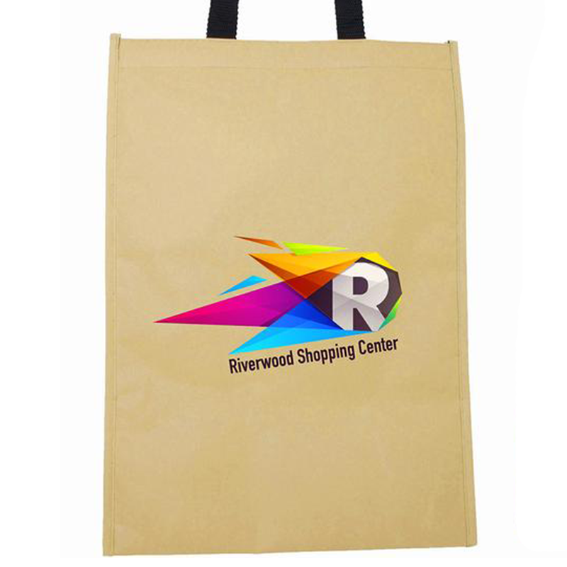 Kraft Insulated Hook and Loop Grocery Tote - Show Your Logo