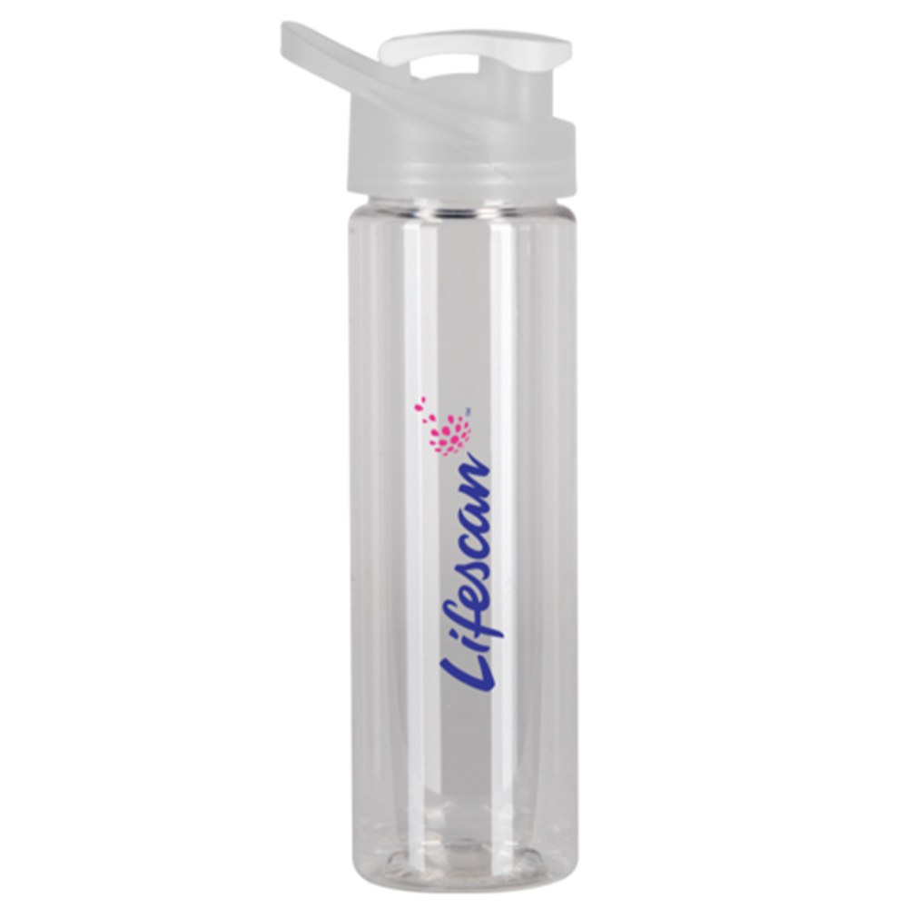 YUMA Clear Freedom Bottle with Guzzler Lid - 25 oz - Show Your Logo