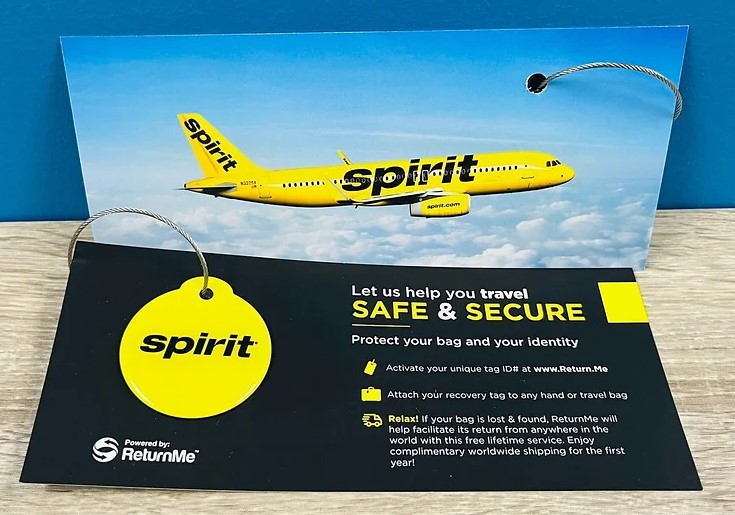 Return Me™ Luggage Tag - Circle - Show Your Logo