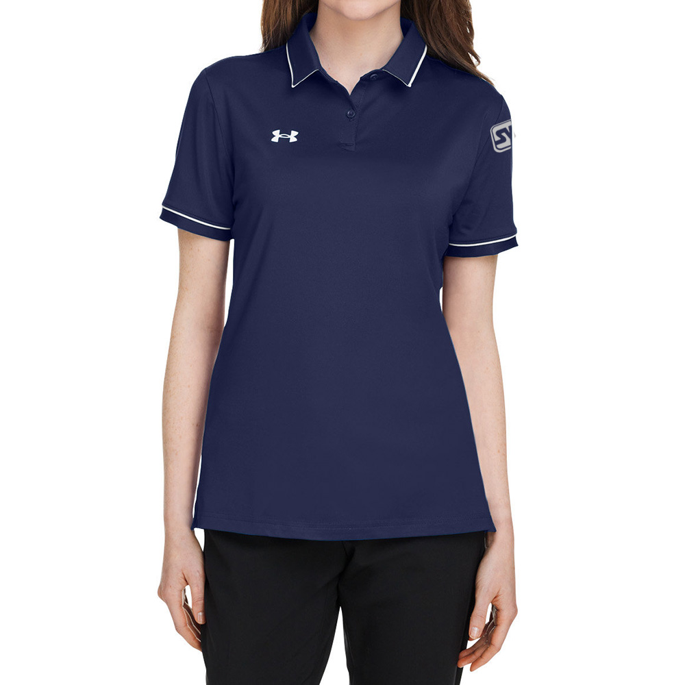 Under Armour® Ladies' Tipped Teams Performance Polo - Show Your Logo