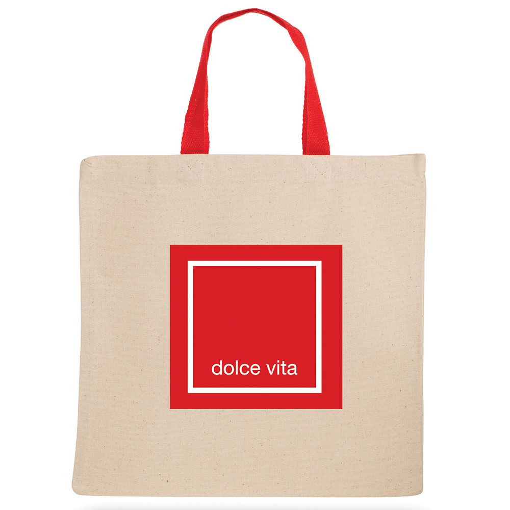 Tote Bag with Contrasting Web Handles - Show Your Logo