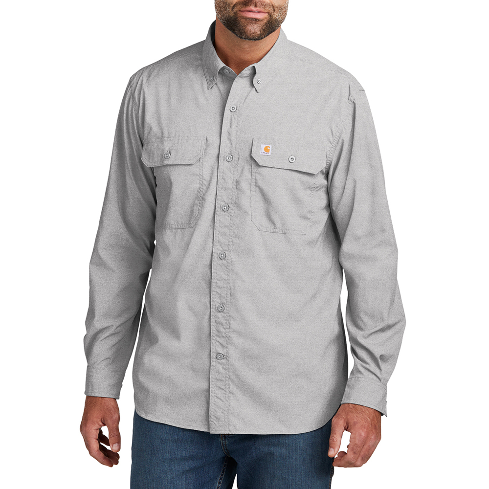 Carhartt Force® Solid Long Sleeve Shirt - Show Your Logo