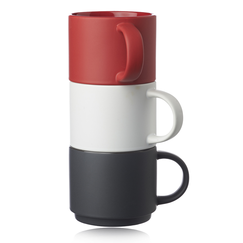 Stackable Ceramic Mug - 14 oz - Show Your Logo