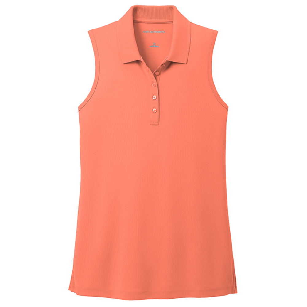 Port Authority® Women's Dry Zone® UV Micro-Mesh Sleeveless Polo - Show ...
