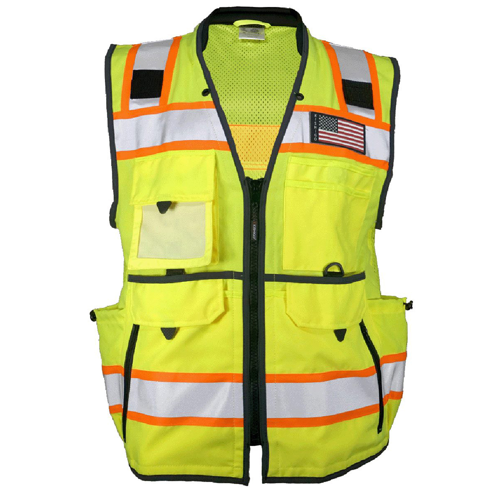 Kishigo Ultimate Construction Class 2 Vest - Show Your Logo