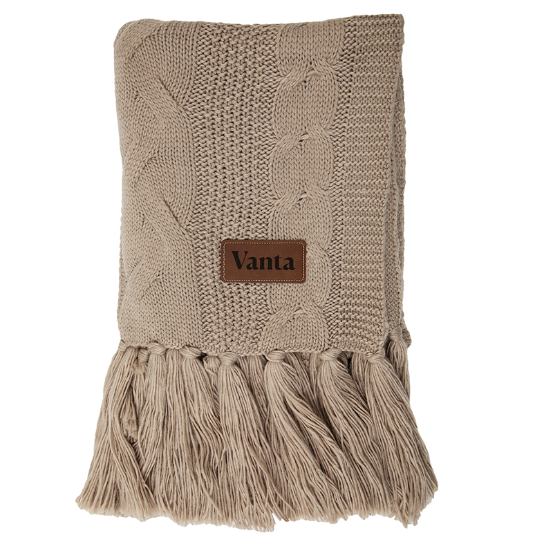 Lucerne Chunky Knit Throw - Show Your Logo