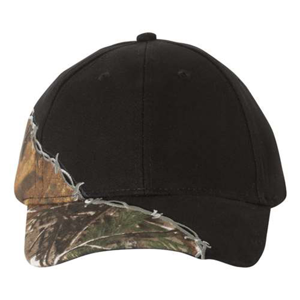 Kati Licensed Camo with Barbed Wire Embroidery Cap - Show Your Logo
