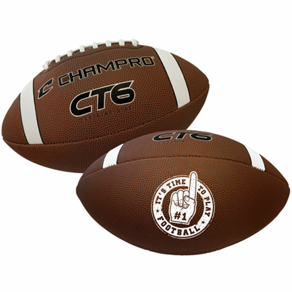 ChamPro Full Size Footballs - 14" - Show Your Logo