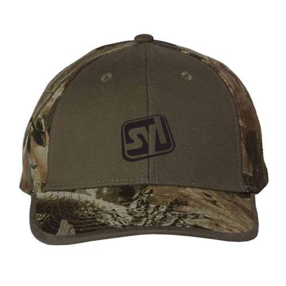 Kati Solid Front Camo Back Cap - Show Your Logo