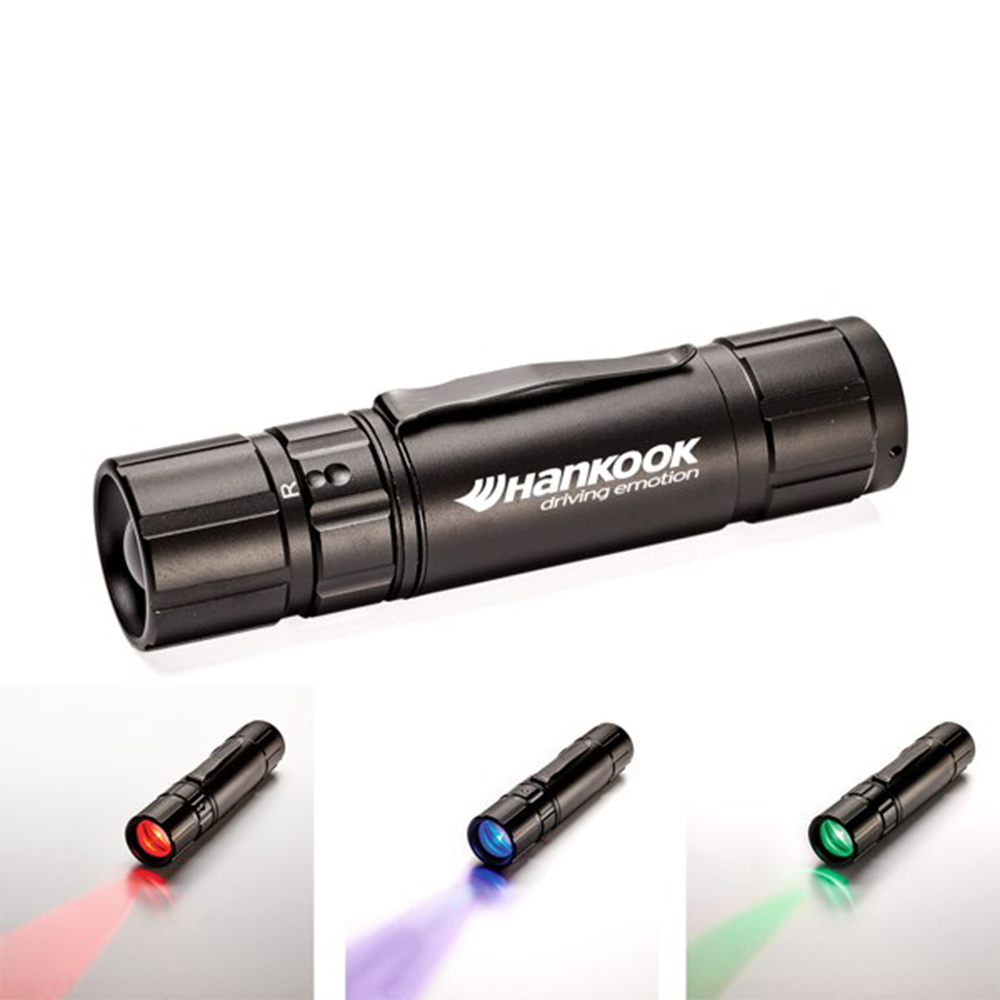 Cedar Creek® Aurora Multi-Color Flashlight - Show Your Logo