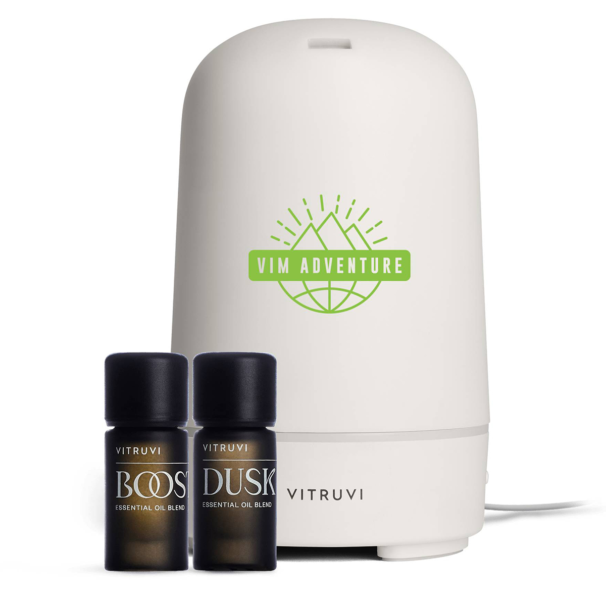 Vitruvi Glow Diffuser and Essential Oils Bundle Set - Show Your Logo