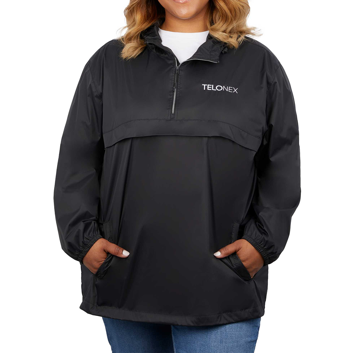 Unisex AVAS Eco Packable Quarter Zip Anorak Pullover - Show Your Logo