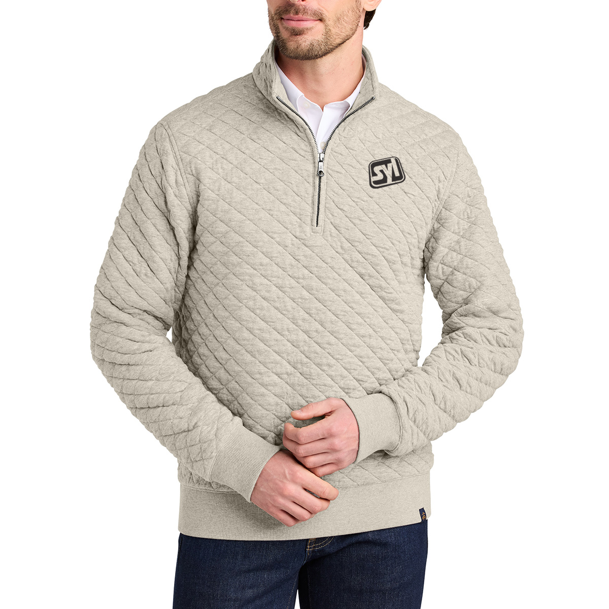 Brooks Brothers® Diamond Quilt 1/4-Zip - Show Your Logo