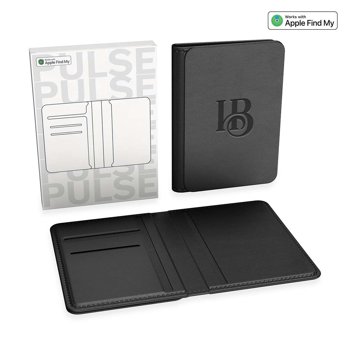 Pulse Passport Holder with Apple Find My - Show Your Logo