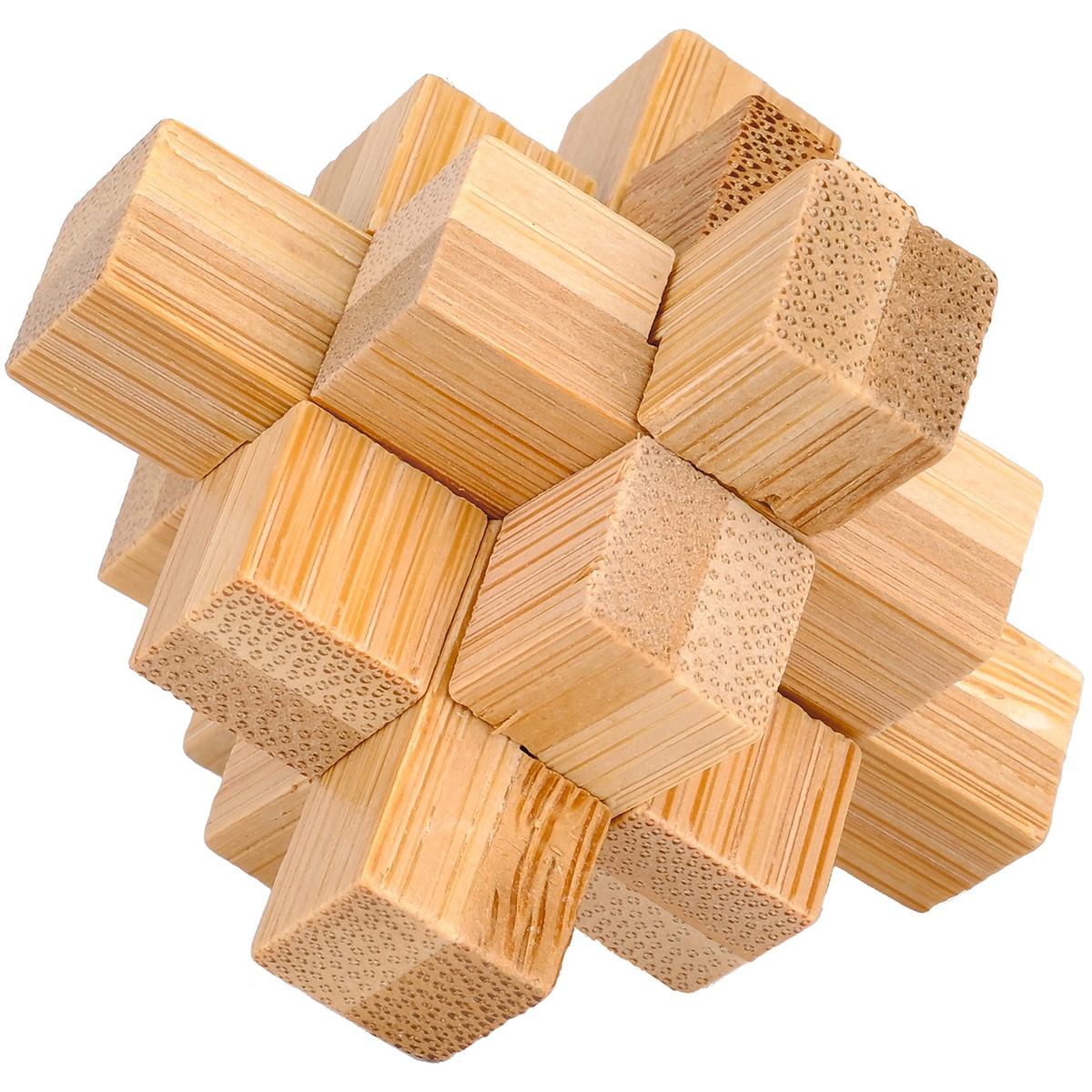 Bamboo Brainteaser Puzzle Set - Show Your Logo