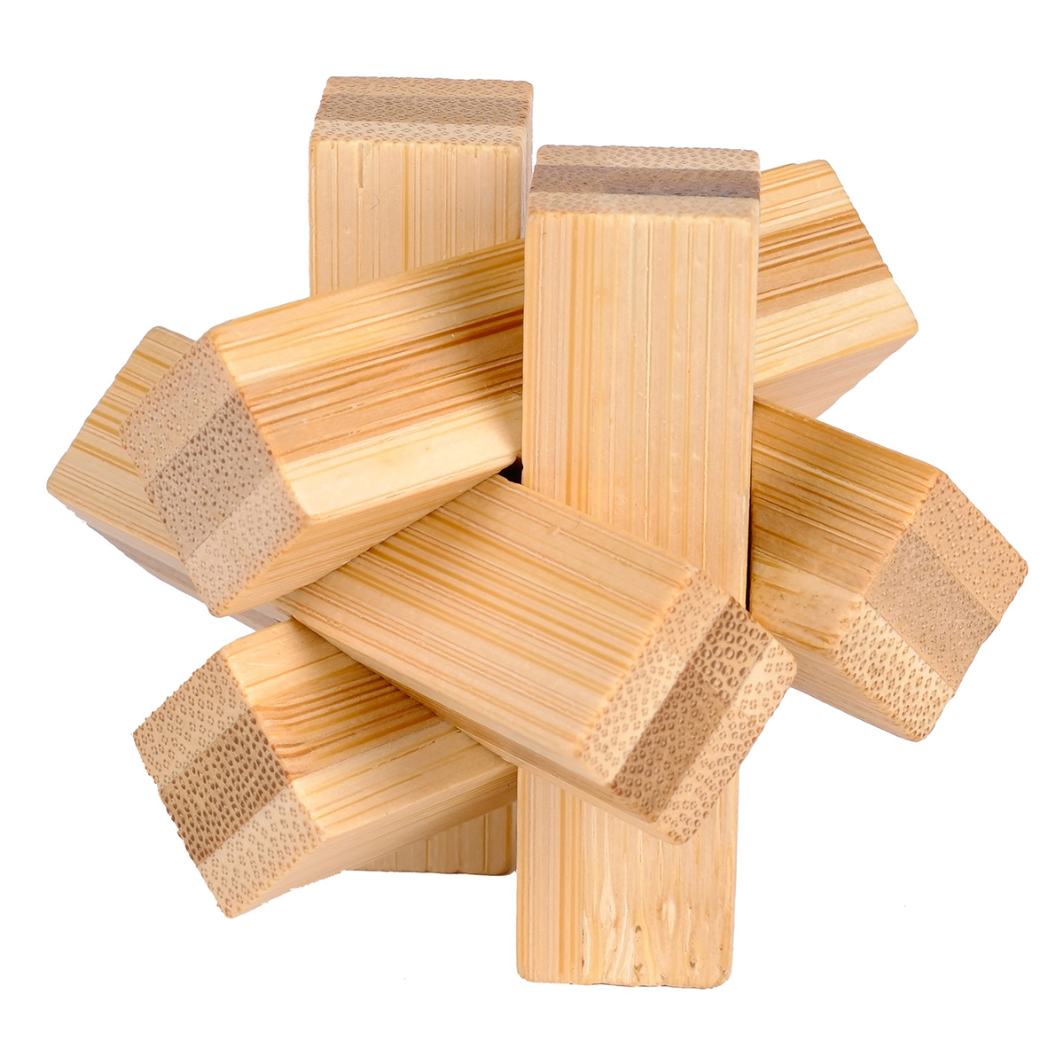 Bamboo Brainteaser Puzzle Set - Show Your Logo