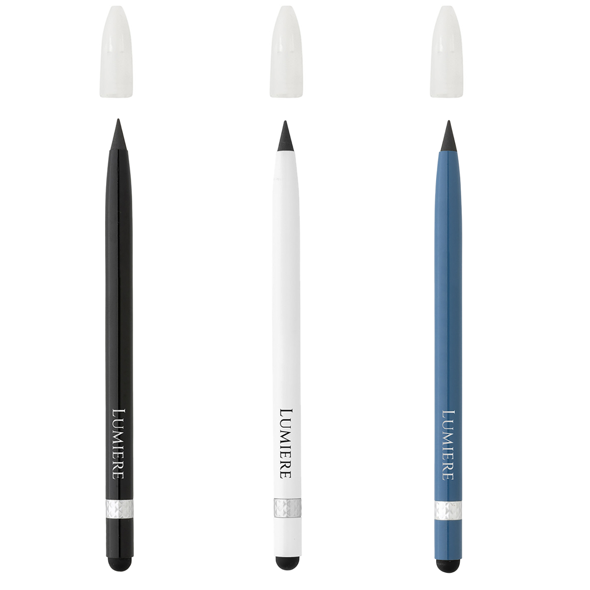 Aluminum Inkless Pen with Eraser - Show Your Logo